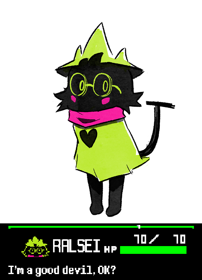 Ralsei with a Tail by scottcok on DeviantArt