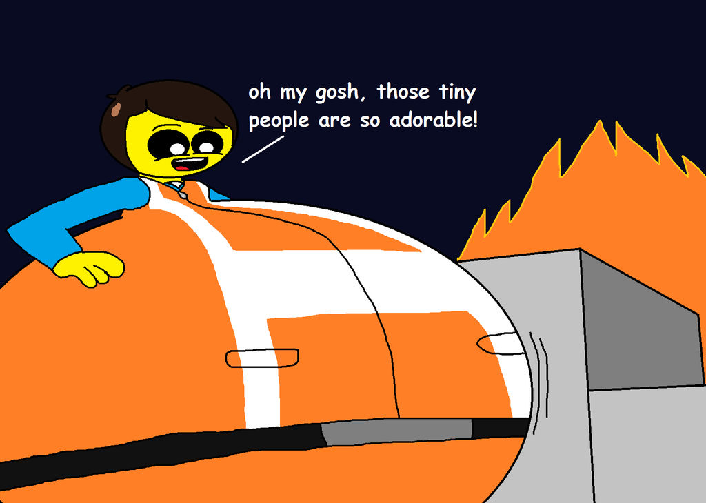 Giant Emmet Visits the Human World by TRC-Tooniversity on DeviantArt