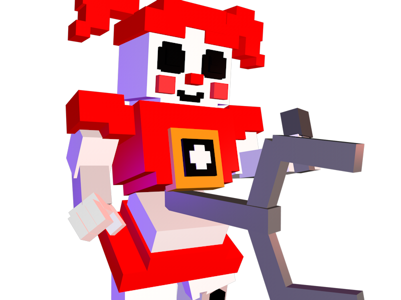 Minigame Circus Baby [with claw] by The-Smileyy on DeviantArt
