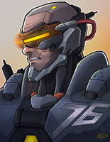 Soldier 76 Sketching by VVernacatola on DeviantArt