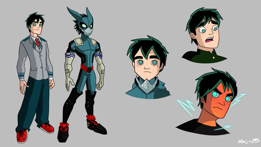 Deku (Spectacular Spider-Man style) by Raijin72675 on DeviantArt