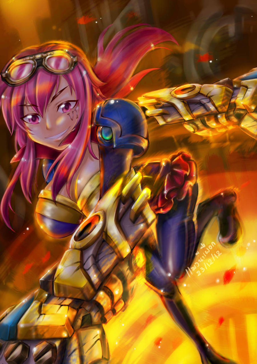 League Of Legends Vi The Piltover Enforcer Favourites By Longswordem On