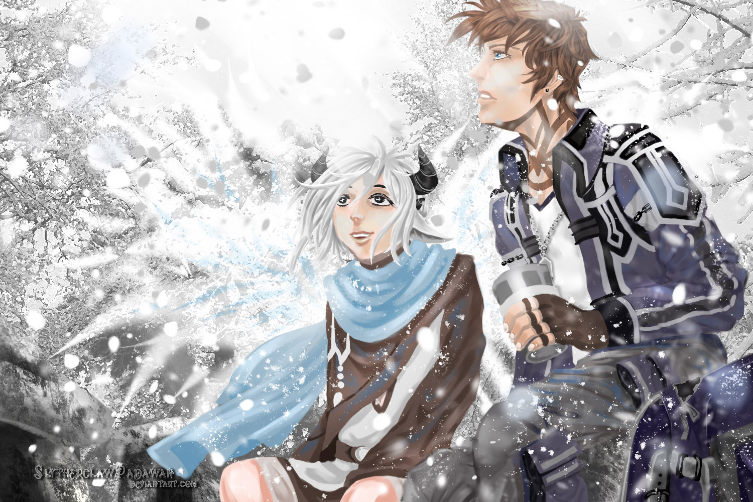 Snowy Adventure [Animated] by SlytherclawPadawan on DeviantArt