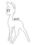 Long Legged pony base by Ponns on DeviantArt