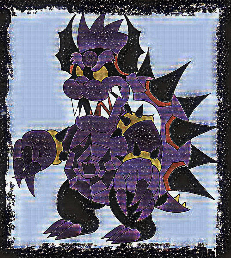 Dark Stone Bowser by Iwatchcartoons715 on DeviantArt