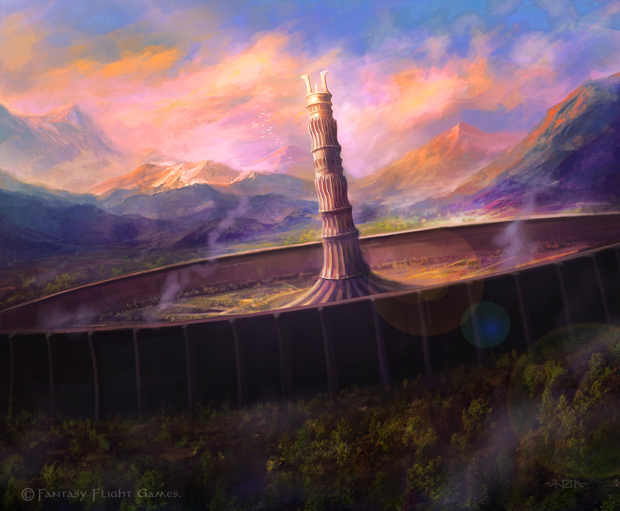Fortress of Isengard by Monztre : r/ImaginaryMiddleEarth