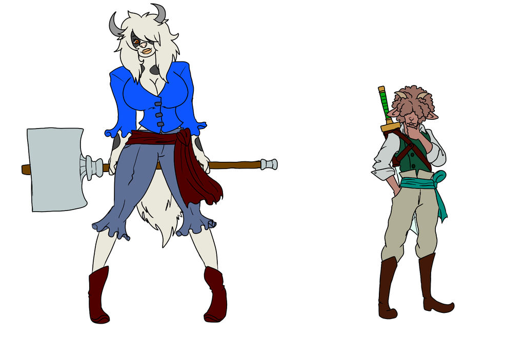 Mink Tribe- Iola and Ramses by BudokaiHyuga on DeviantArt