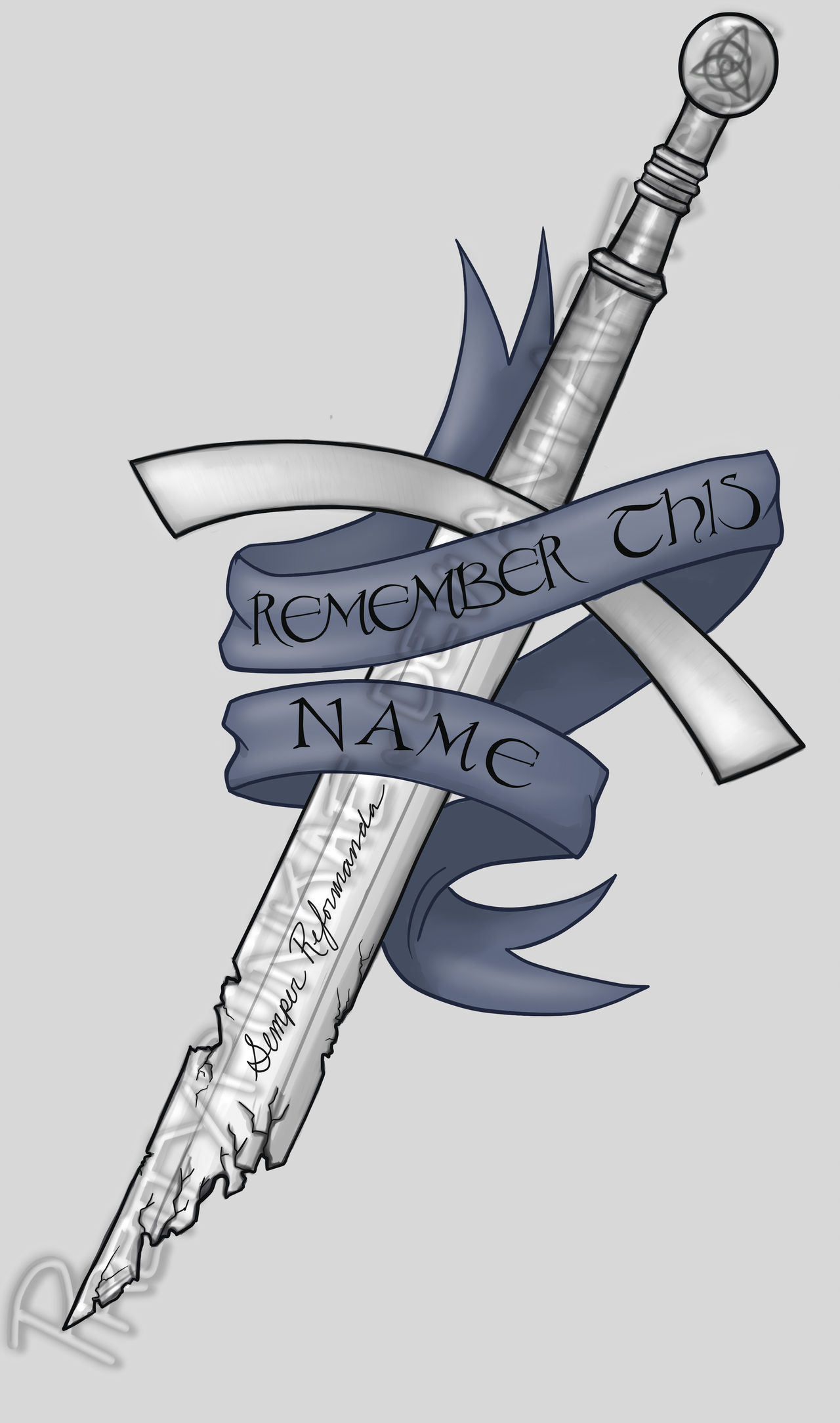 Celtic Sword Tattoo design (Finished) by prettypunkae on DeviantArt