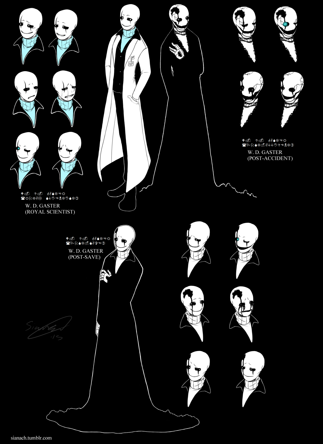 W. D. Gaster by Issane on DeviantArt