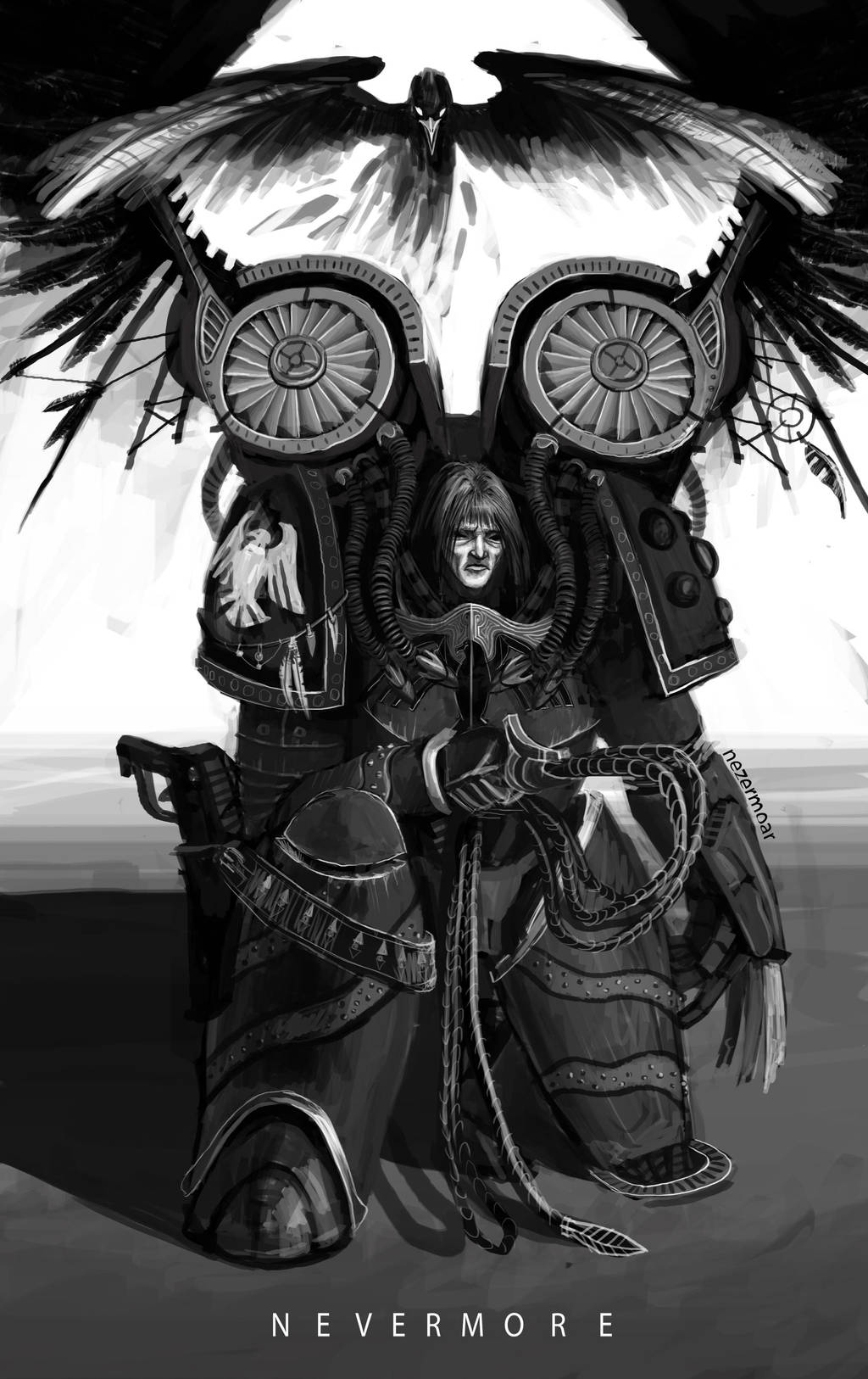 Corvus Corax, Primarch of the Raven Guard Legion by Nezermoar : r/ImaginaryWarhammer