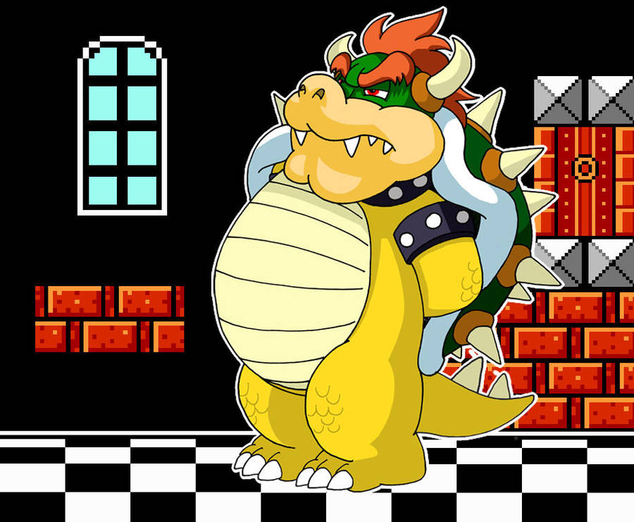 Bowser looking all Snooty by BenjaminTDickens on DeviantArt