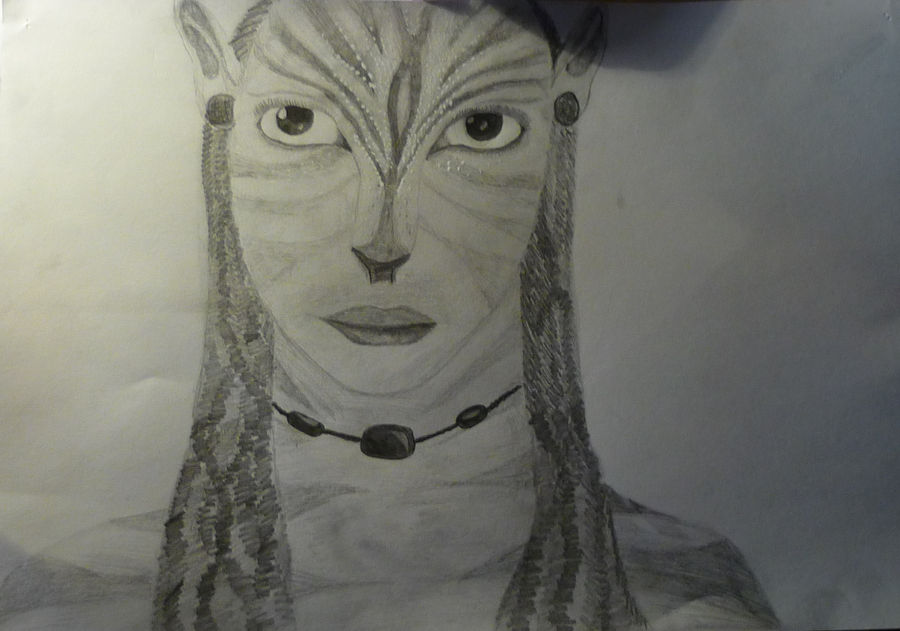 Avatar, drawing by CW7421 on DeviantArt