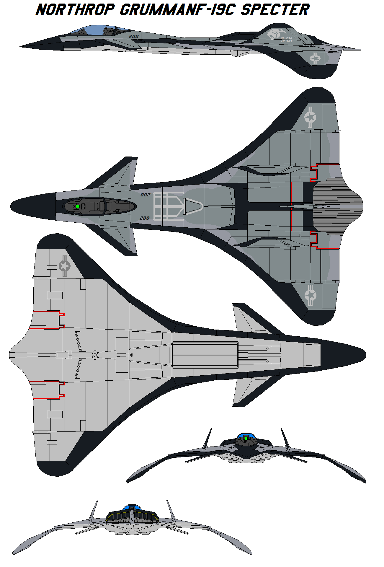 Northrop Grumman F-19A Specter grim reaper by bagera3005 on DeviantArt