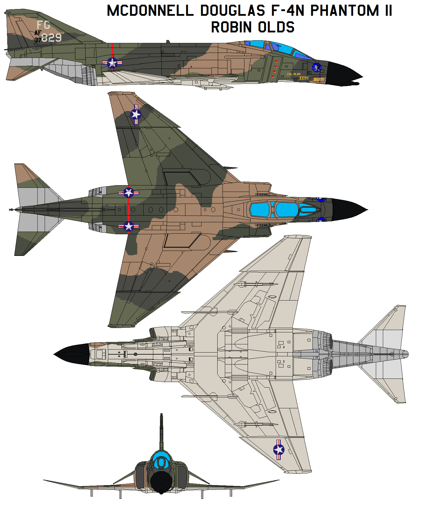 McDonnell Douglas F-4N Phantom by bagera3005 on DeviantArt