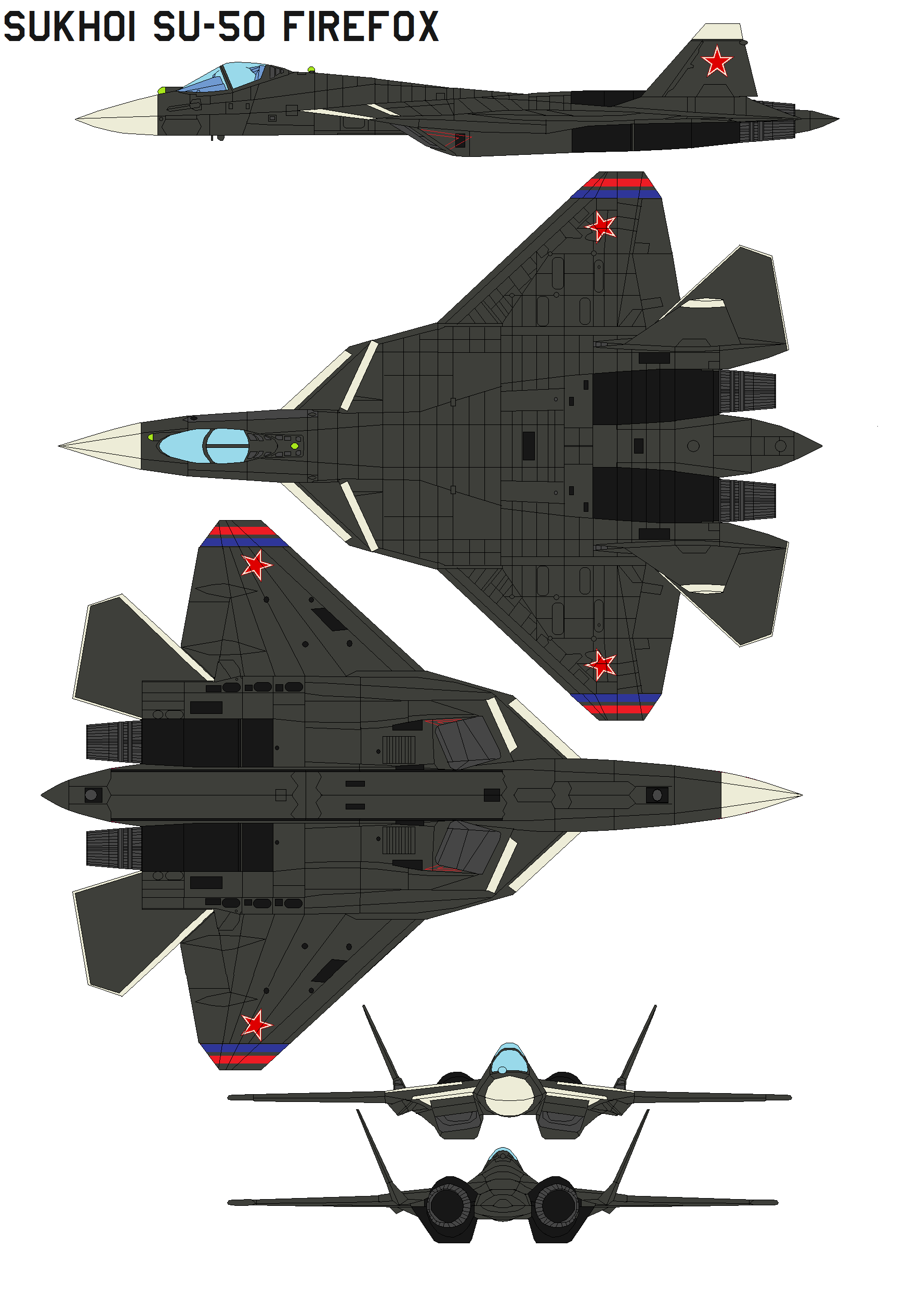 Sukhoi Su-57 firefox knight by bagera3005 on DeviantArt