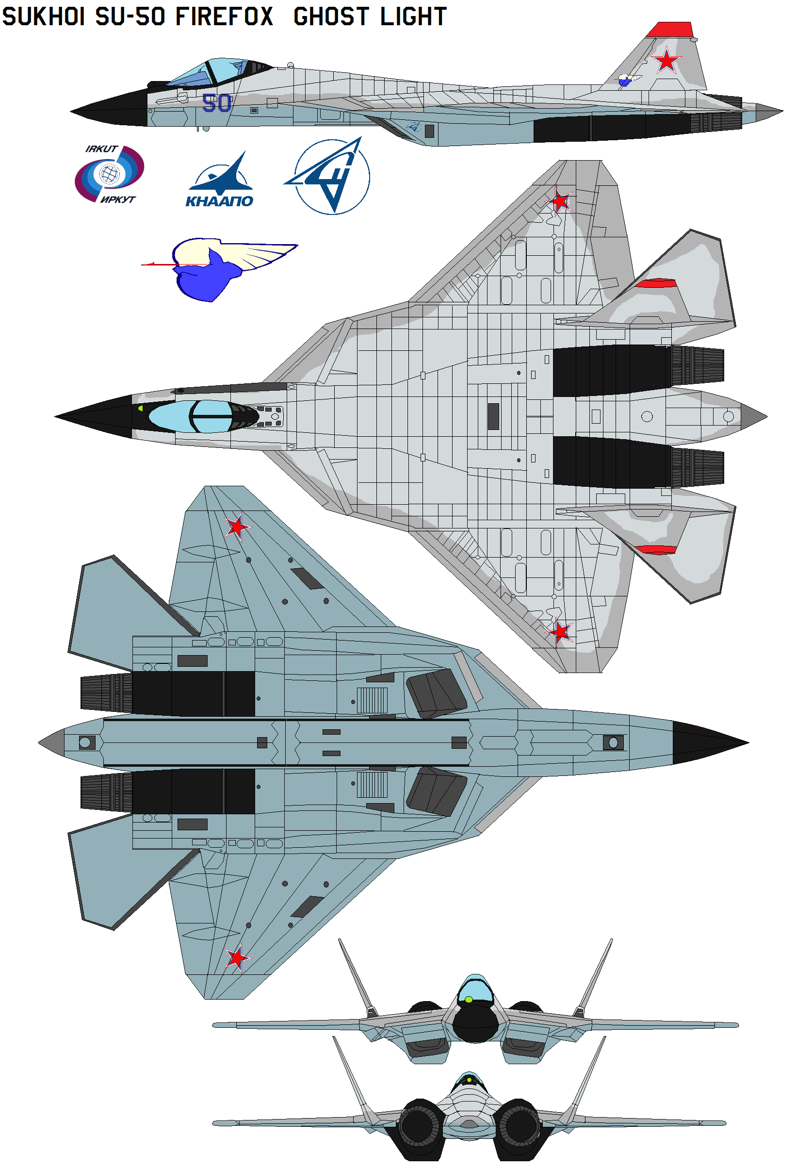 Sukhoi Su-57 firefox knight by bagera3005 on DeviantArt