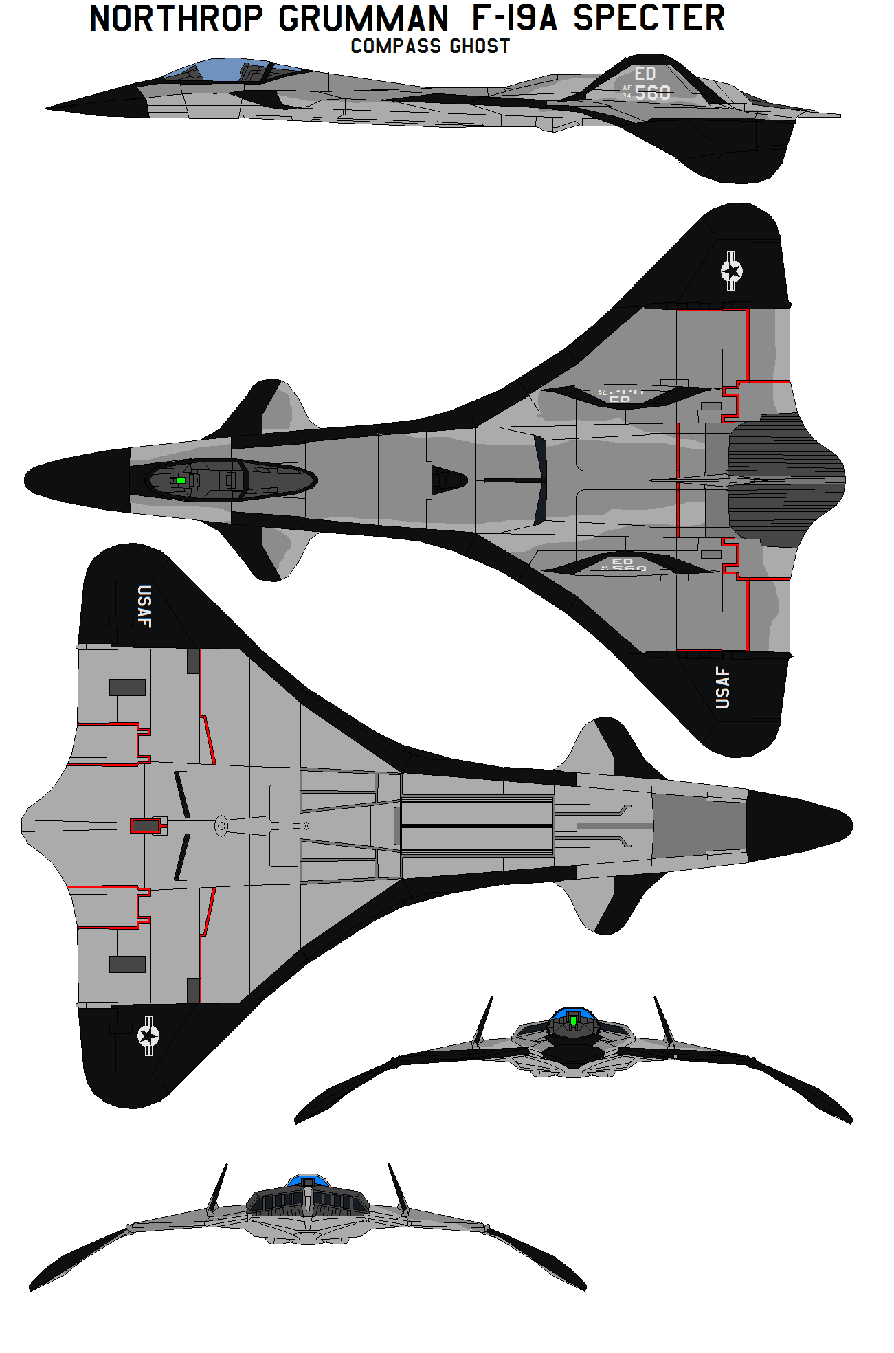 Northrop Grumman F-19A Specter grim reaper by bagera3005 on DeviantArt
