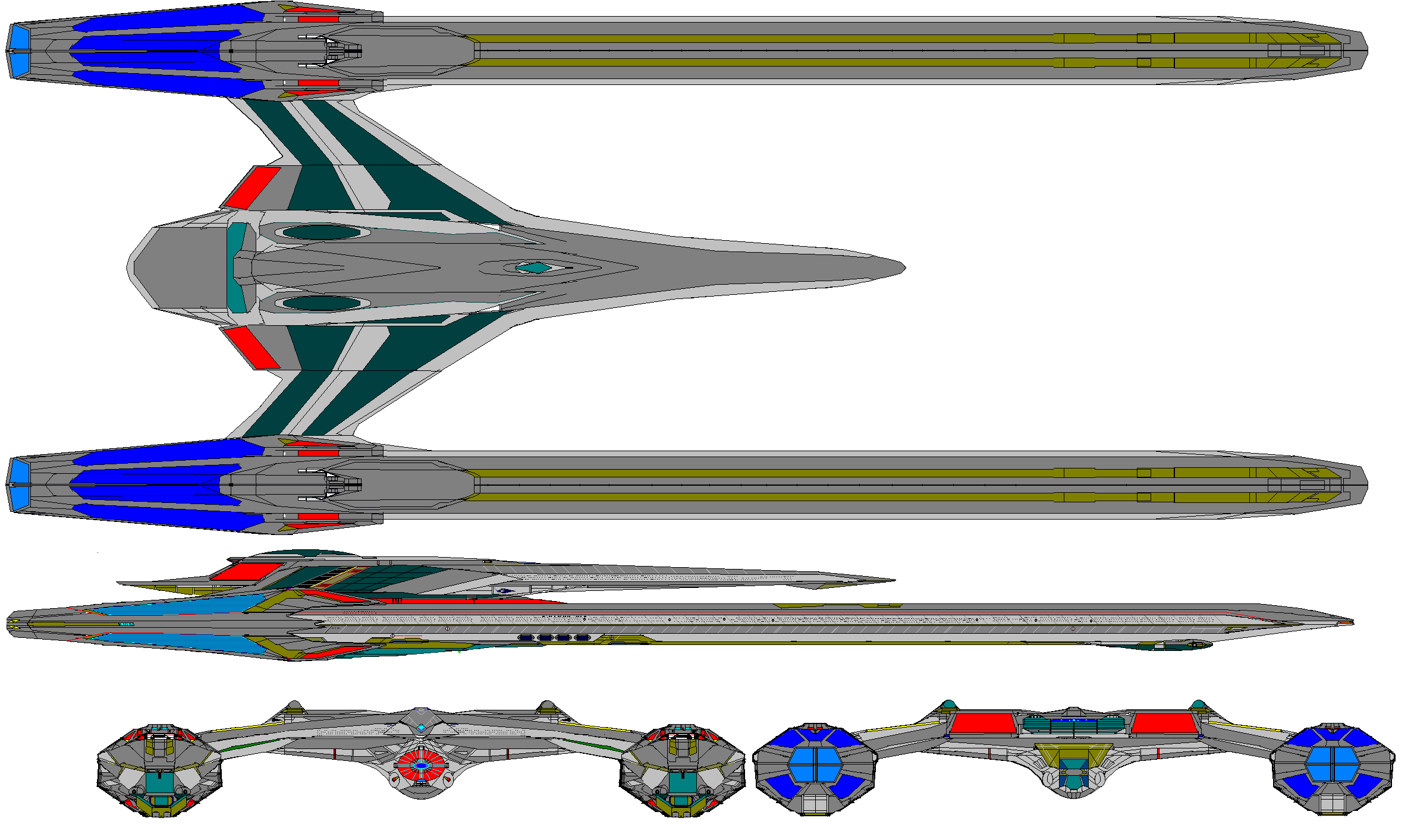 U.S.S. Atlantis CVX-4575 Redesign by bagera3005 on DeviantArt