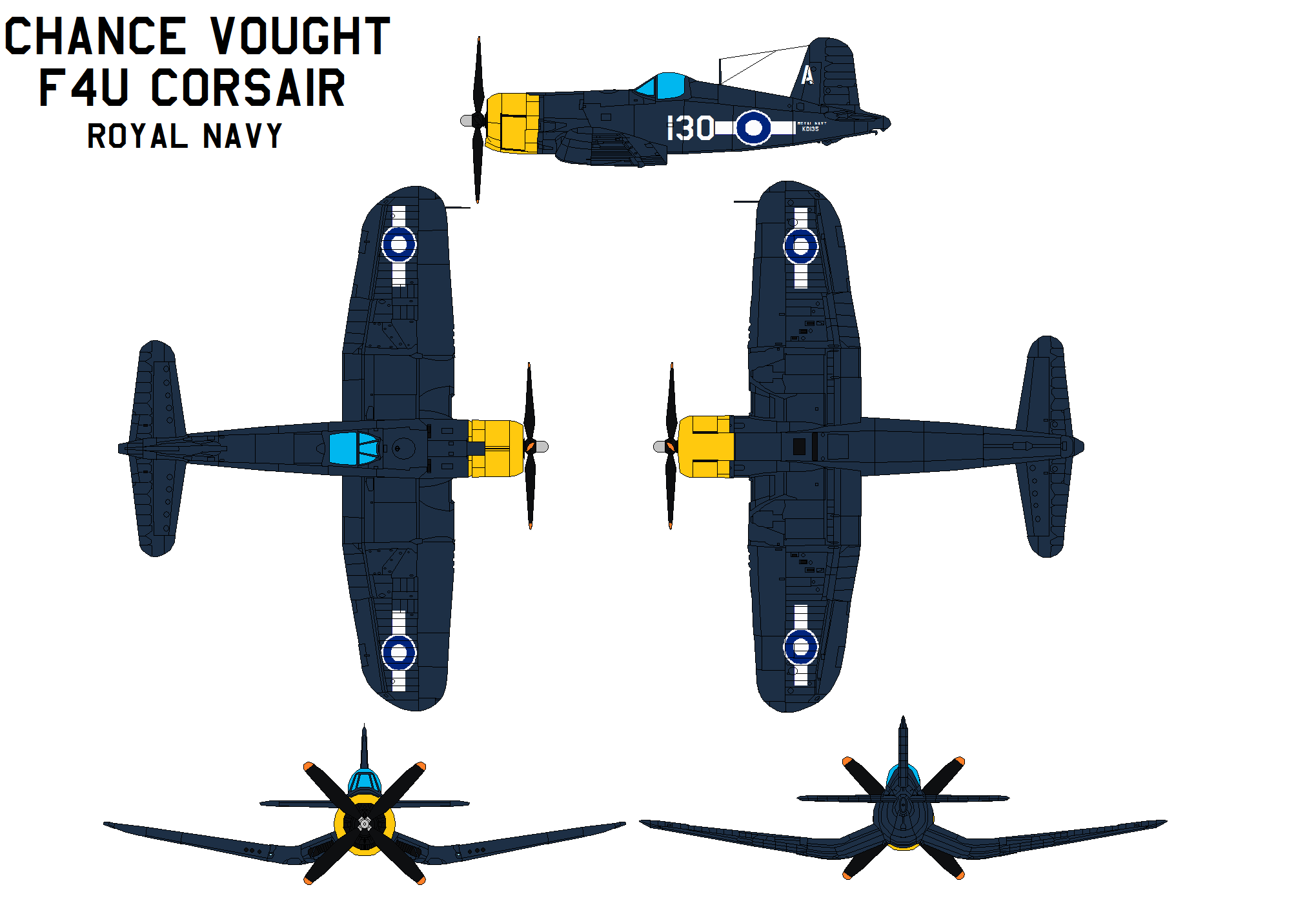 Chance Vought F4U4 Corsair Royal Navy by bagera3005 on DeviantArt