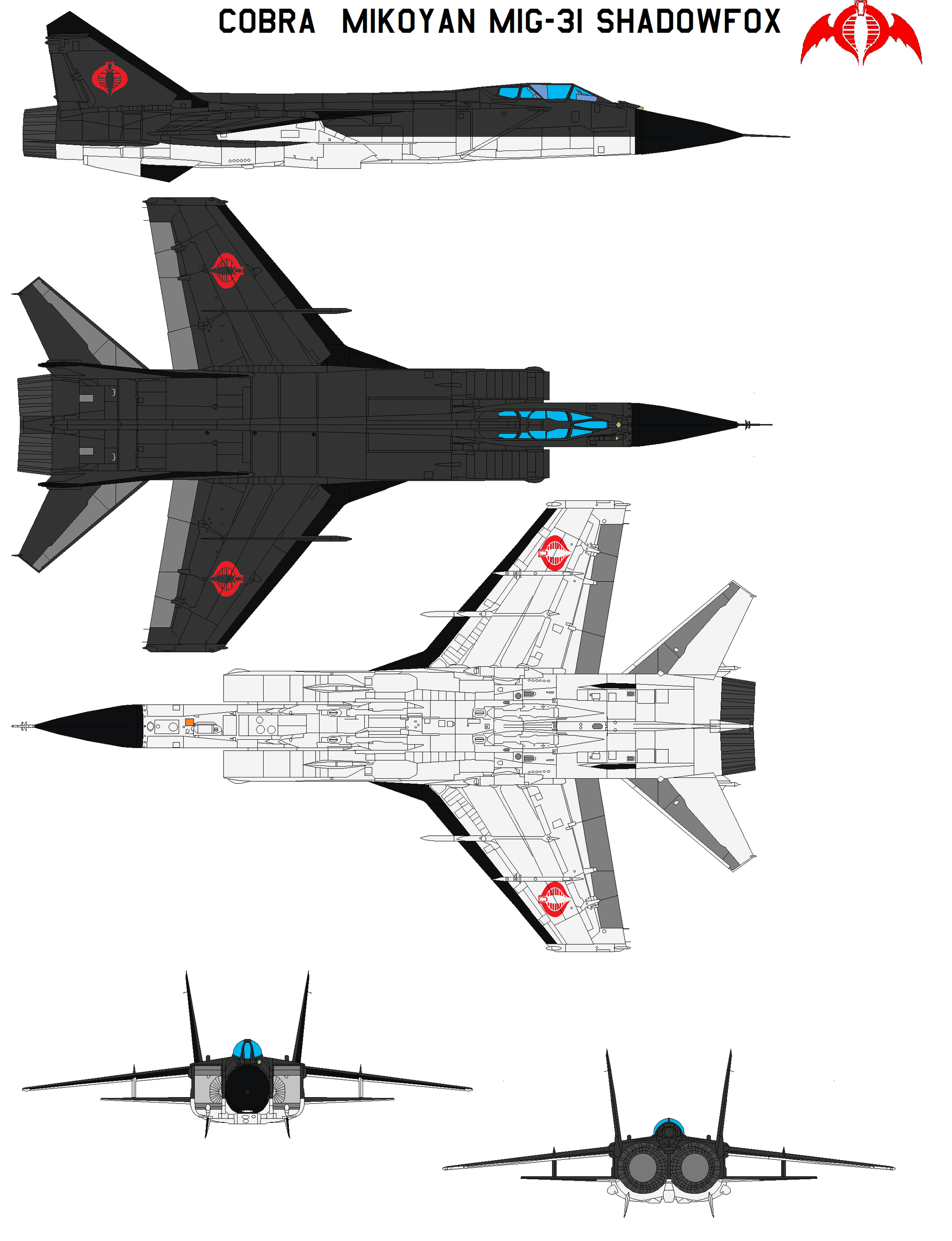 Cobra Mikoyan MiG-31 Shadowfox by bagera3005 on DeviantArt