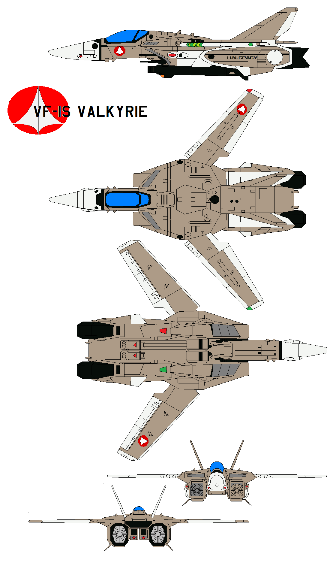 VF-1 Valkyrie Basic by bagera3005 on DeviantArt