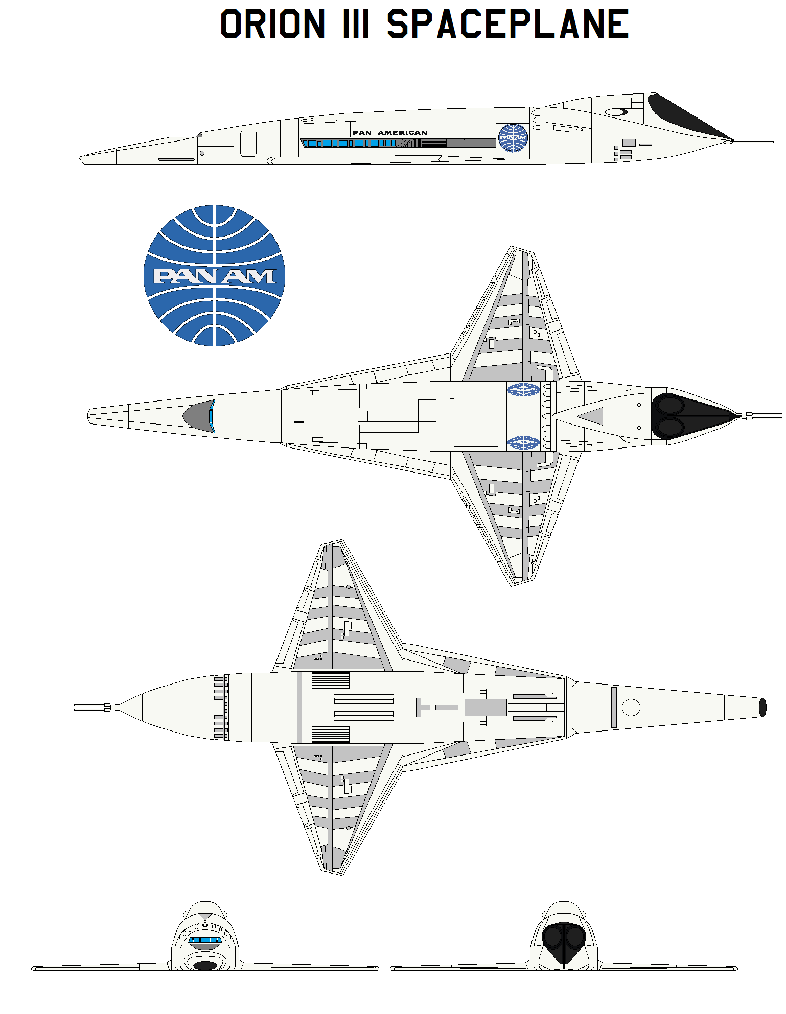 Orion III Spaceplane 2001 A Space Odyssey by bagera3005 on DeviantArt