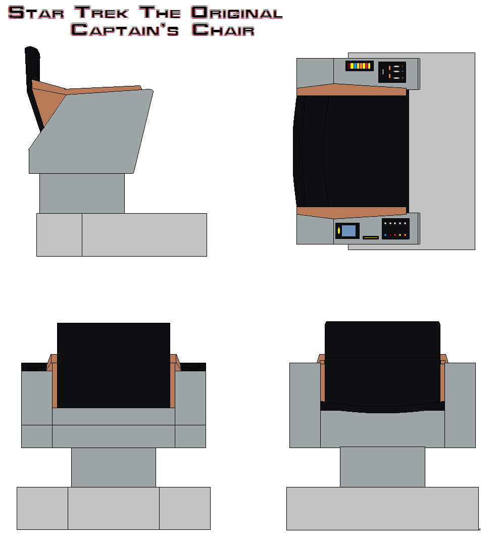Star Trek The Original Series Captains Chair by bagera3005 on DeviantArt