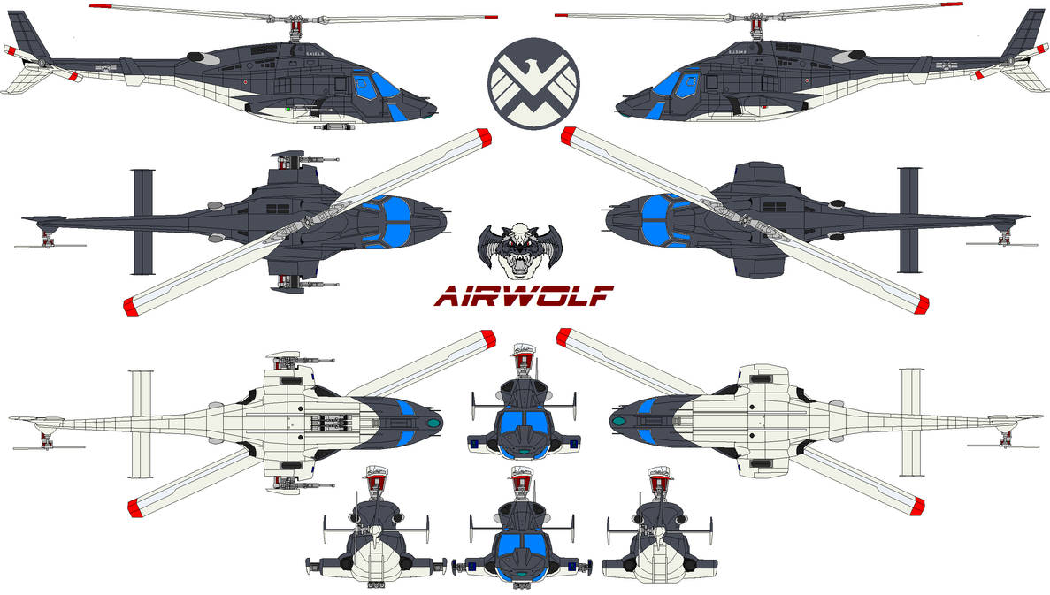 S.h.i.e.l.d Airwolf by bagera3005 on DeviantArt