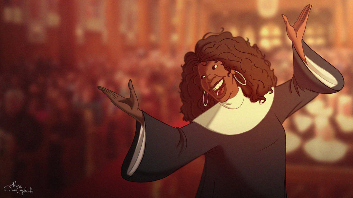 Whoopi Goldberg in Sister Act by MarioOscarGabriele on DeviantArt