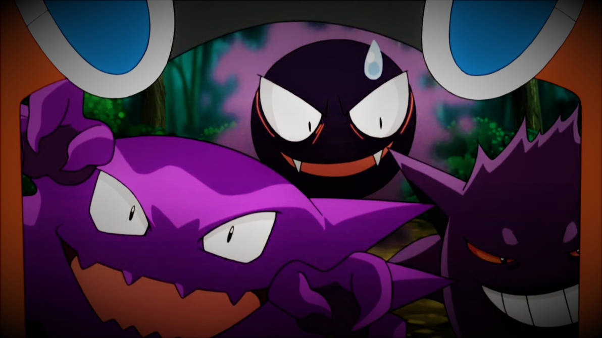 Gastly Haunter And Gengar By Pokemonsketchartist On Deviantart