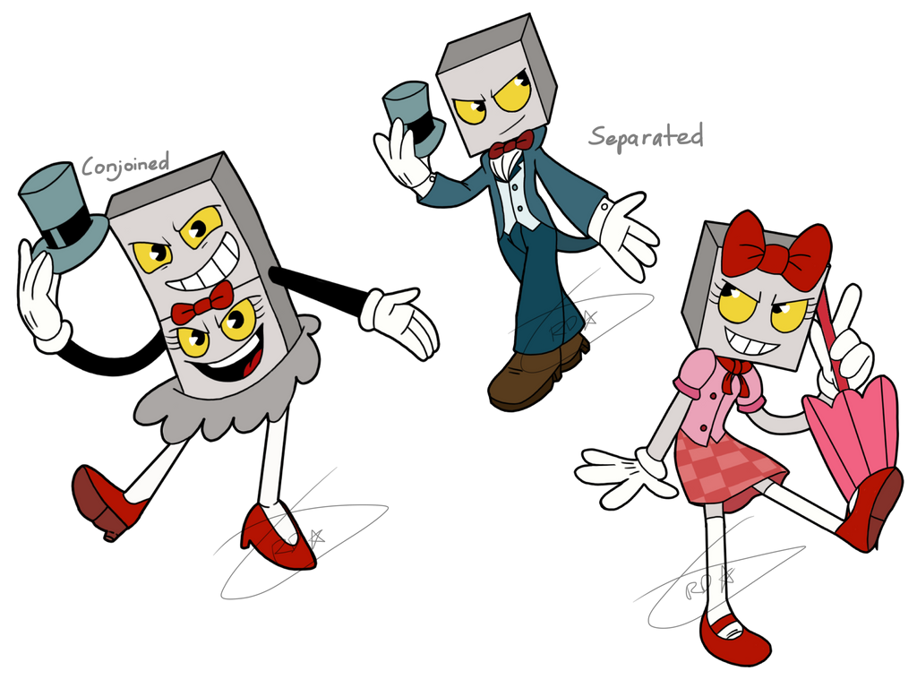 Cuphead Fanart-Conjoined and Separated(read desc.) by CrystiliaLance on ...