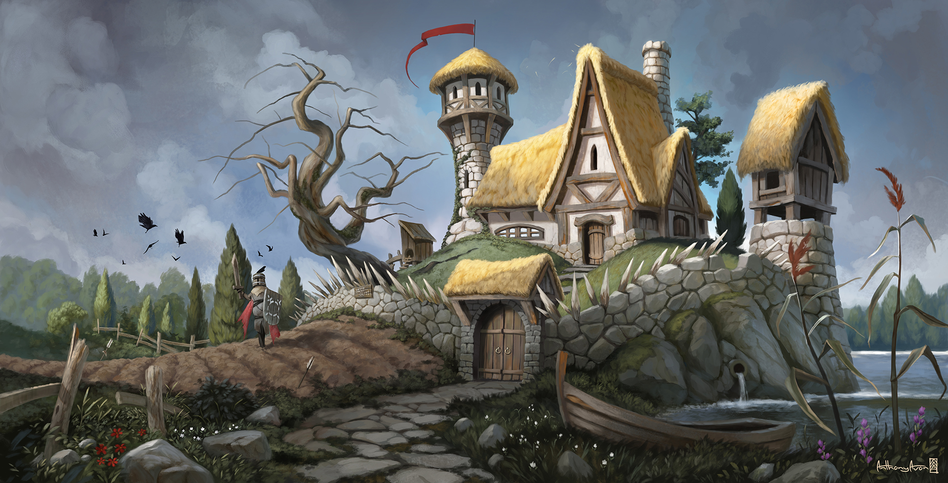 Fortified Estate by AnthonyAvon on DeviantArt