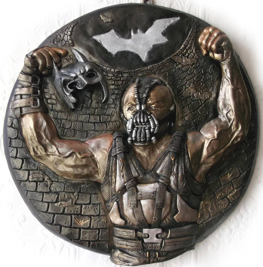 BANE, The Dark Knight Rises,Wall plaque sculpture. by Mixta110 on ...