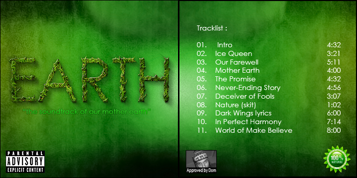 Cd Cover EARTH SOUNDS by Farguc31 on DeviantArt