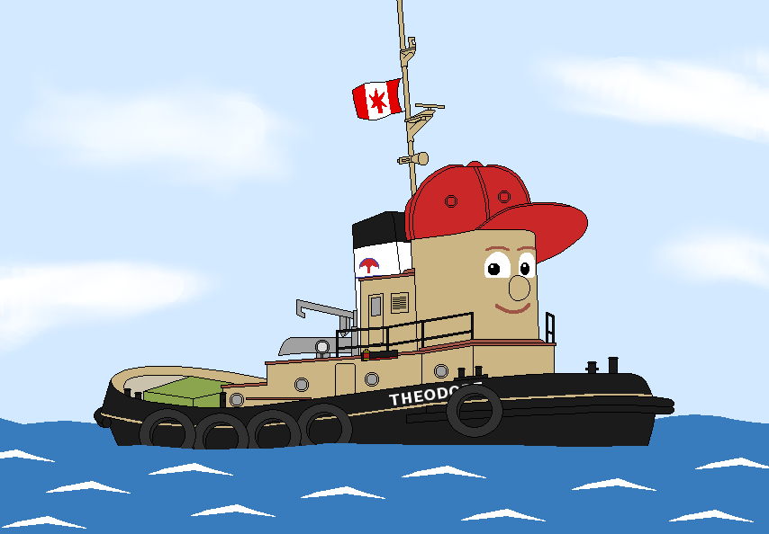 Theodore Tugboat by Oceanlinerorca on DeviantArt