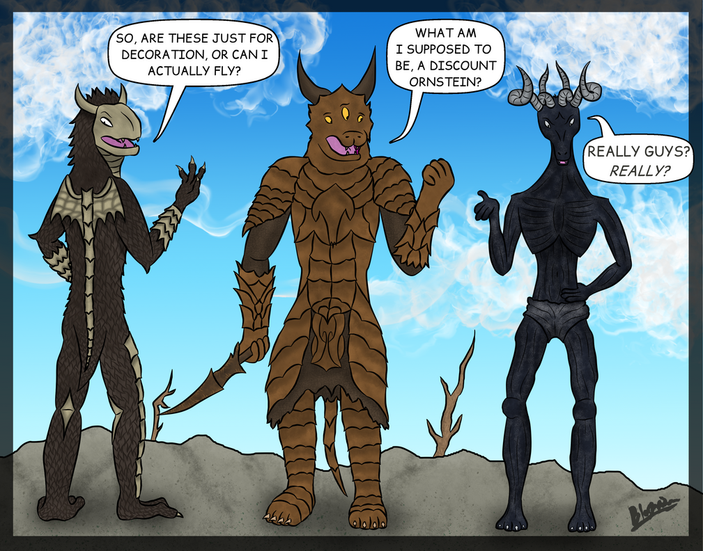 Dark Souls Dragon Transformations: An Overview by JamesMcKadeComics on ...