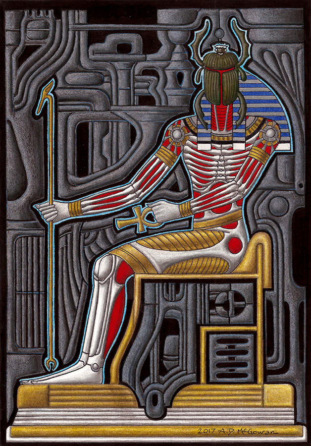 The God Khepera by A-D-McGowan on DeviantArt