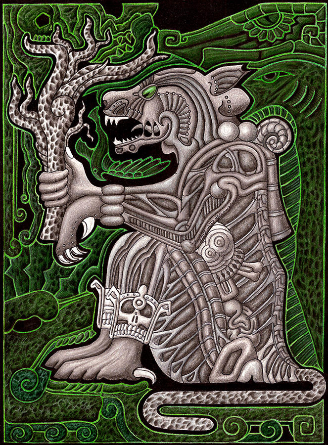 Jaguar God of the Underworld by A-D-McGowan on DeviantArt