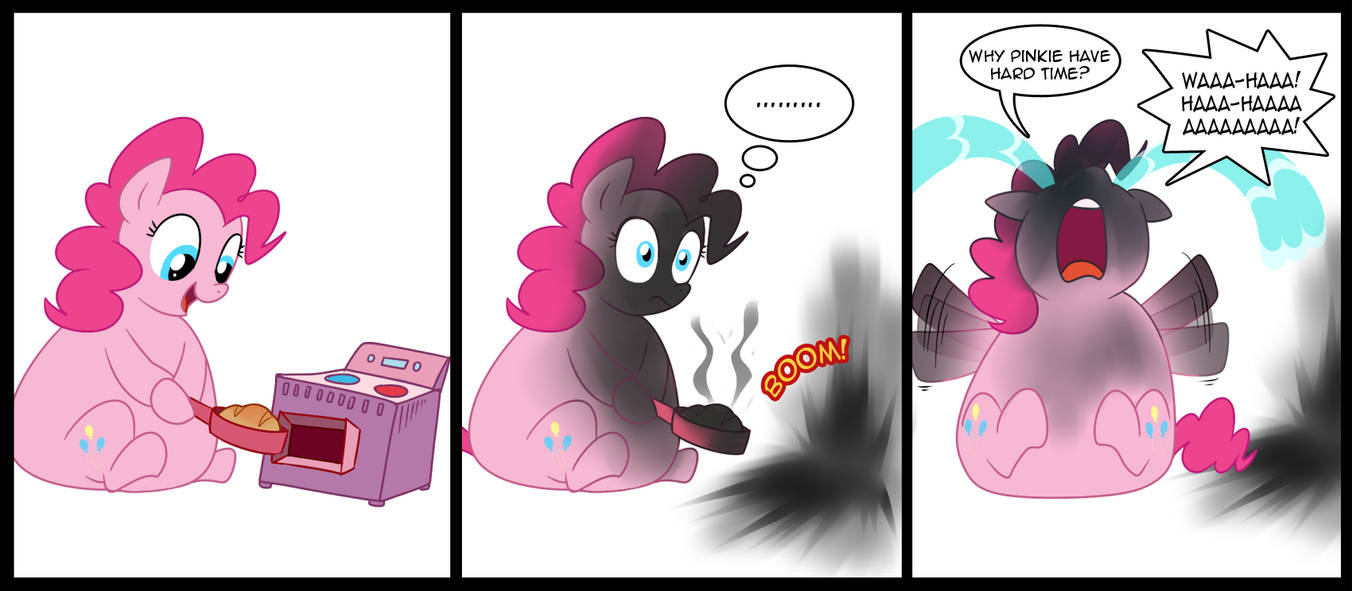 Chibi Chubby Pinkie Pie with Easy Oven Antics by Diablo2000 on DeviantArt