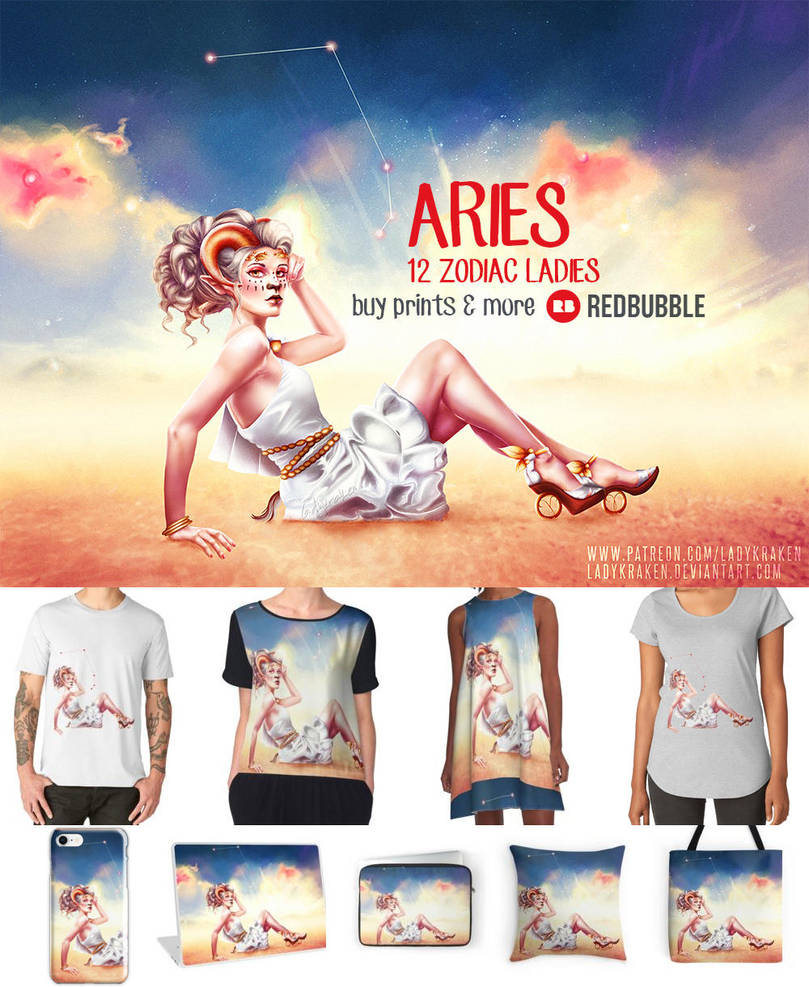 Aries OC - 12 Zodiac Ladies by LadyKraken on DeviantArt