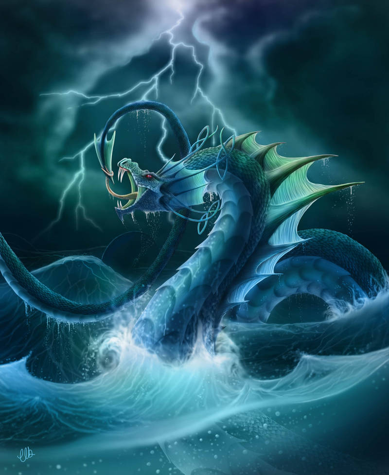A Norse Tale: The Jormungandr by CLB-Raveneye on DeviantArt