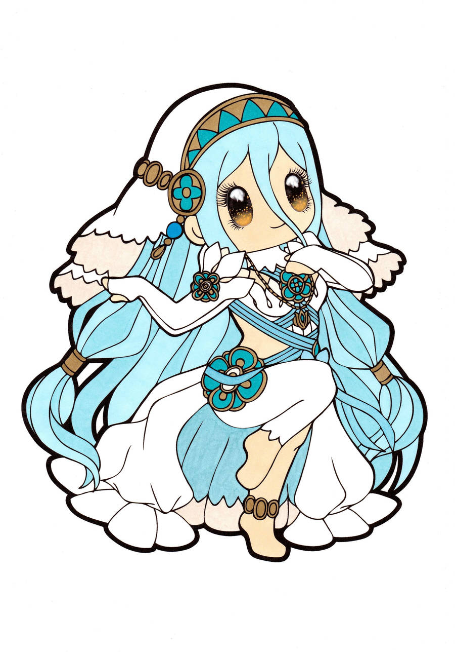 Fire Emblem Chibi | Azura by Chibivi-Linearts on DeviantArt