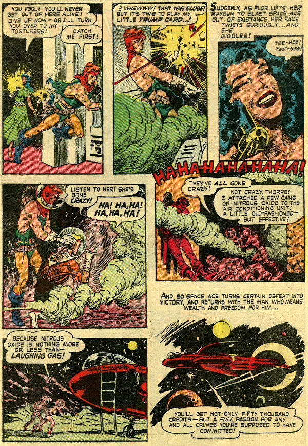 Space Ace - Golden Age Comic - Laughing Gas Scene by LaughingGasZone on ...