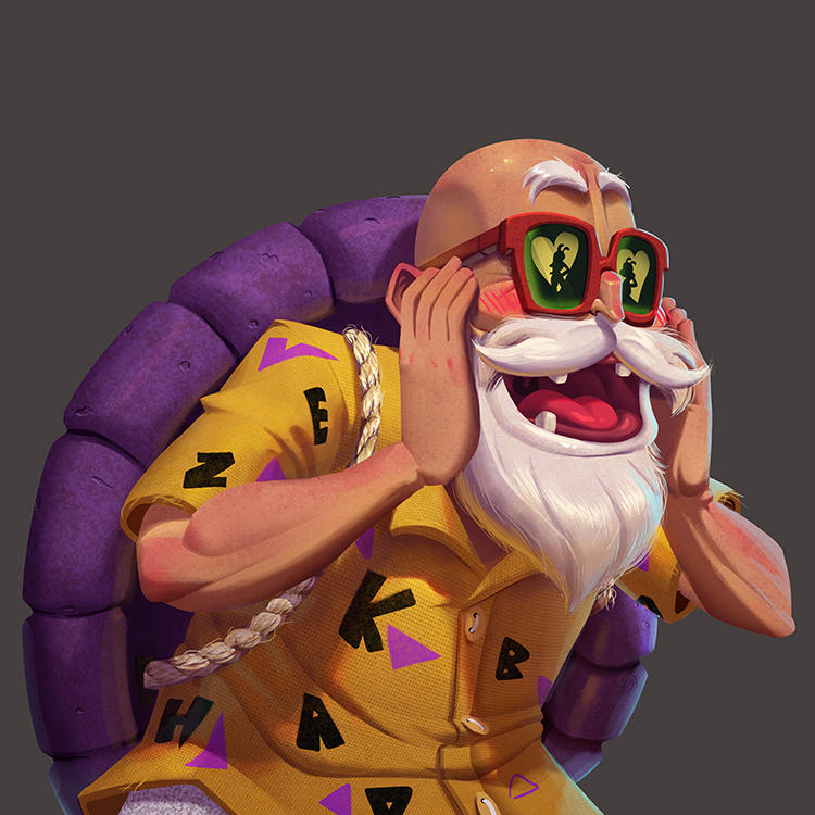 One face a day 231 Master Roshi (Dragon Ball) by Dylean on DeviantArt