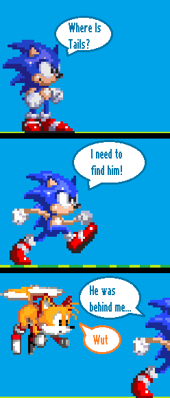 Sonic Sprite Comic Episode #1: Think Sonic! by Openiders69 on DeviantArt