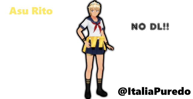 {{MMD Yandere Simulator}} Asu Rito by ItaliaPuredo on DeviantArt