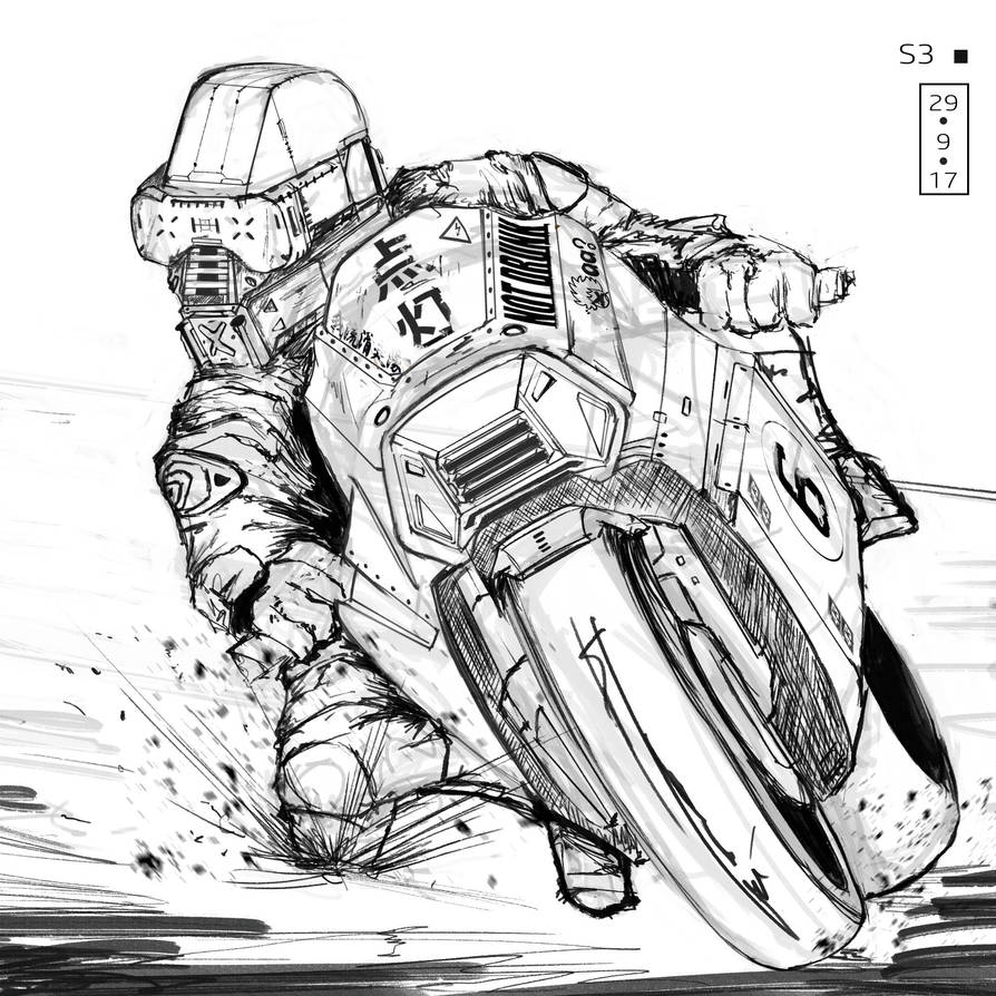 Cyberpunk Sketches #3 by BoldCat on DeviantArt