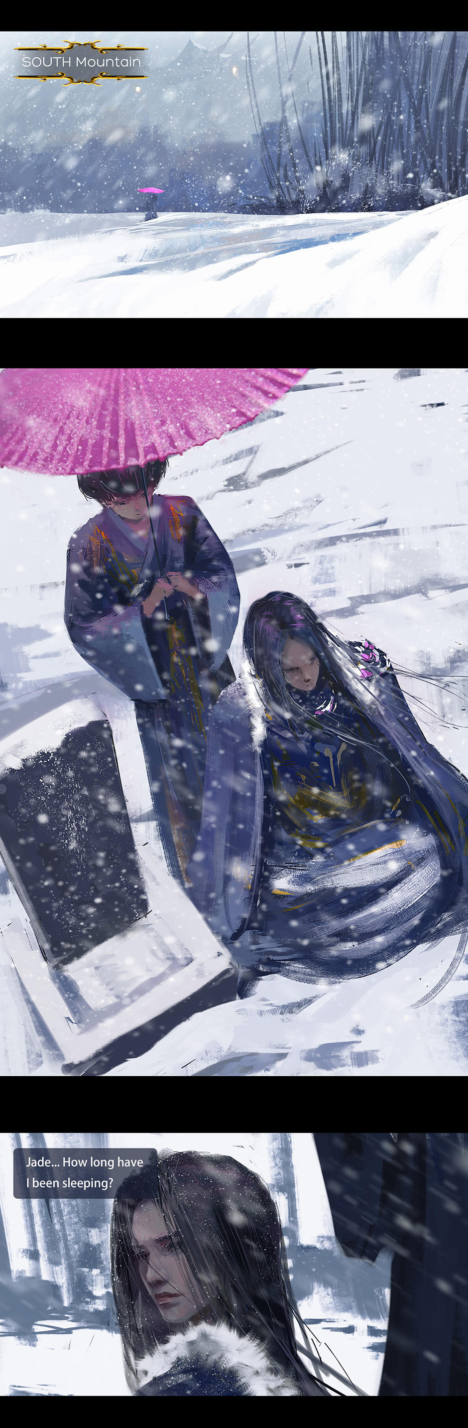 GhostBlade Comic by wlop on DeviantArt