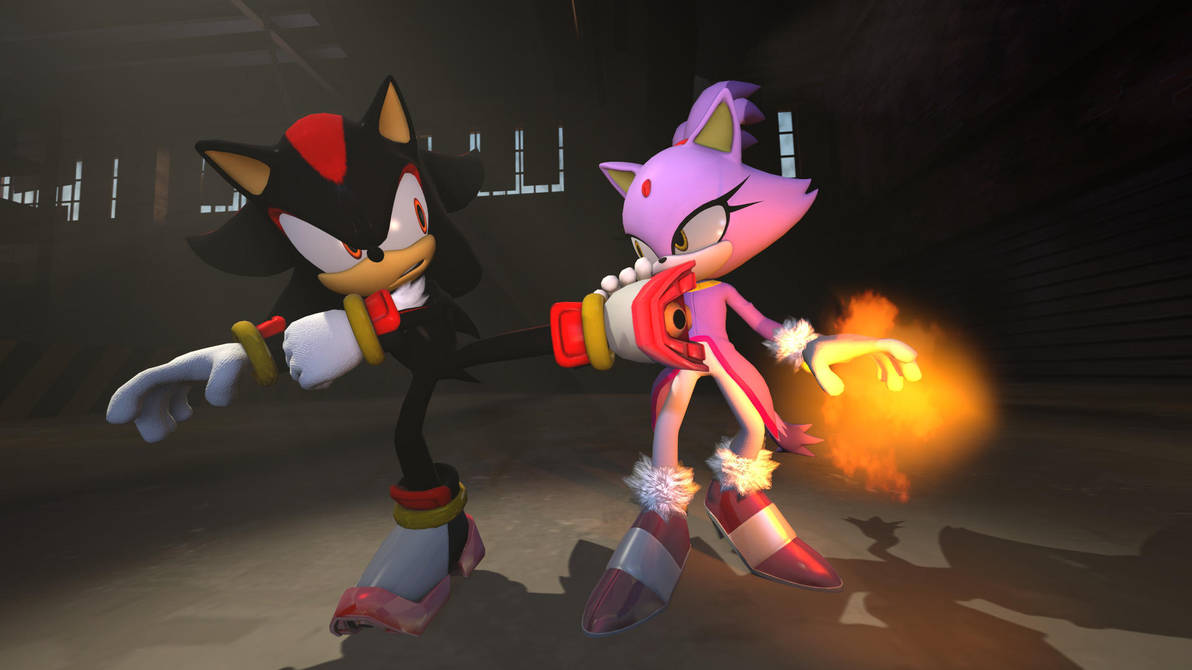 Shadow Vs Blaze by TheRiverKruse on DeviantArt