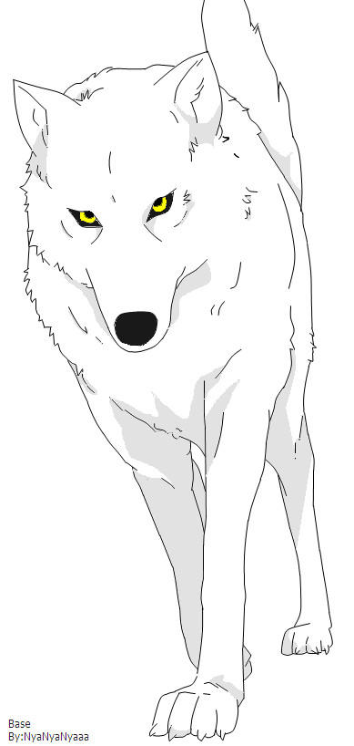 Wolf Base -free- by NyaNyaNyaaa on DeviantArt